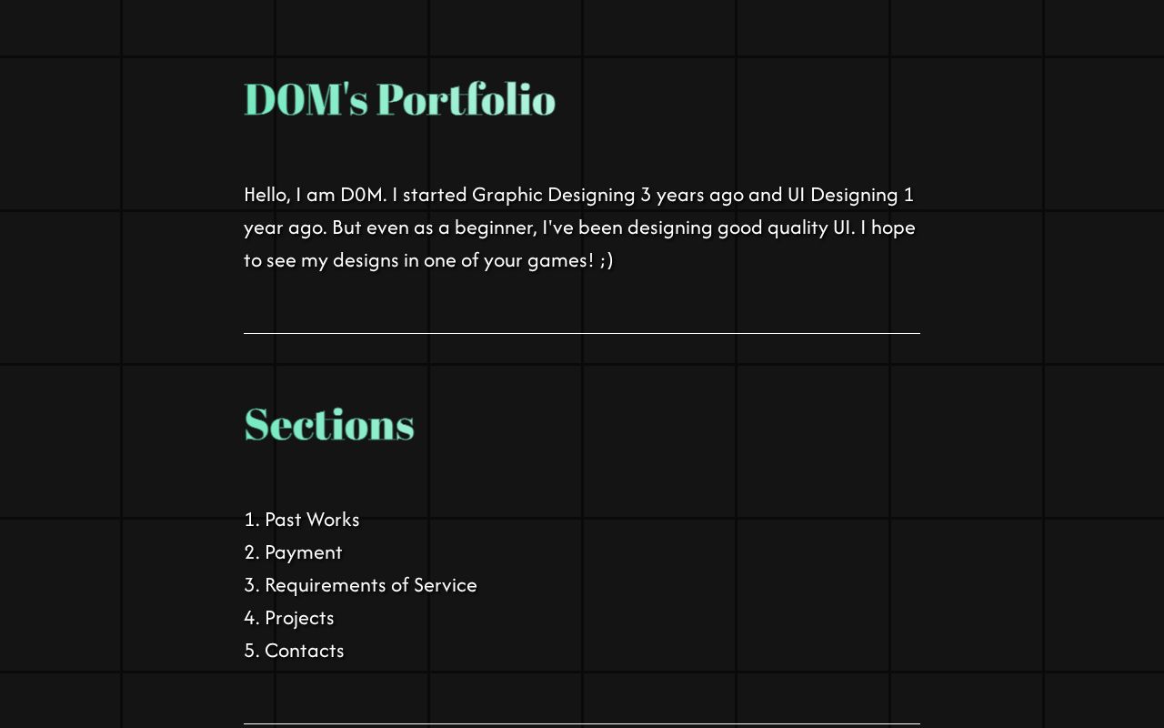 D0M's Portfolio